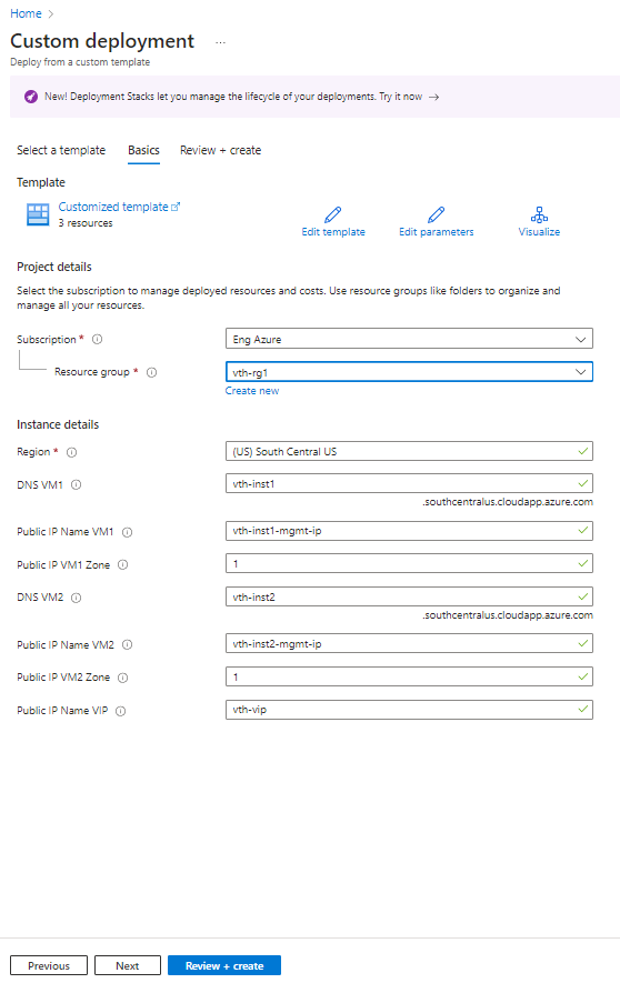 Create Public IP address