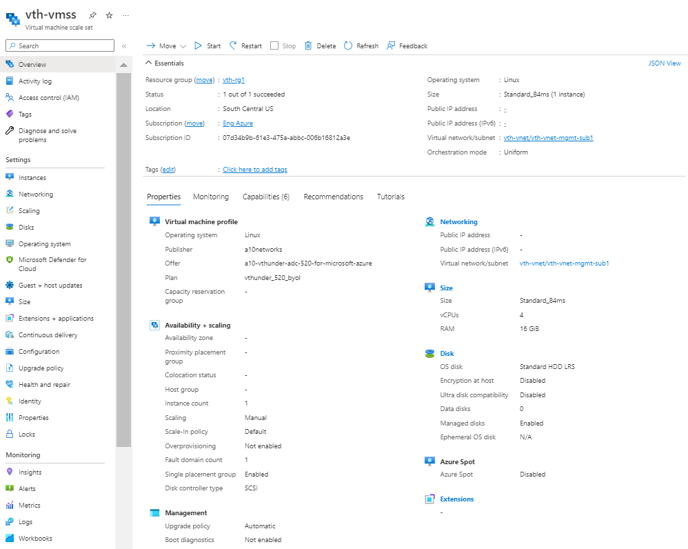 Create Thunder Virtual Machines